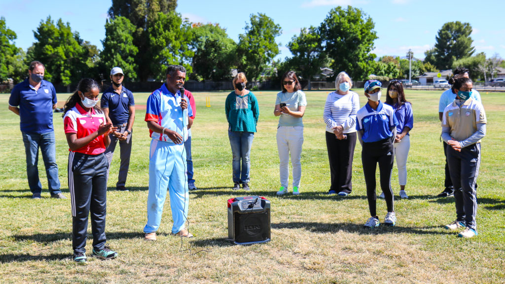 Prematch Ceremony for New Ground in Pleasanton, CA - USA Cricket