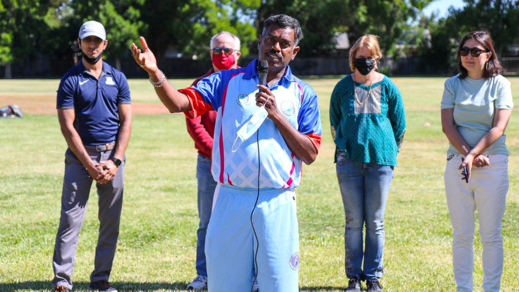 Prematch Ceremony for New Ground in Pleasanton, CA - USA Cricket